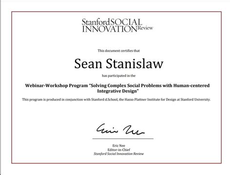 Sean Stanislaw On Linkedin Workshop Social Innovation Human