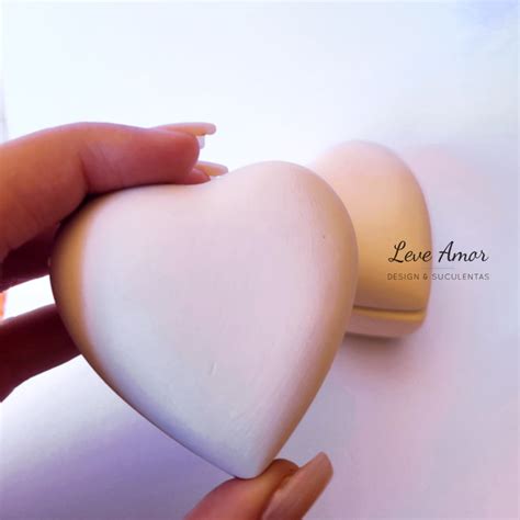 Porta Joias Coração Leve Amor Design e Suculentas