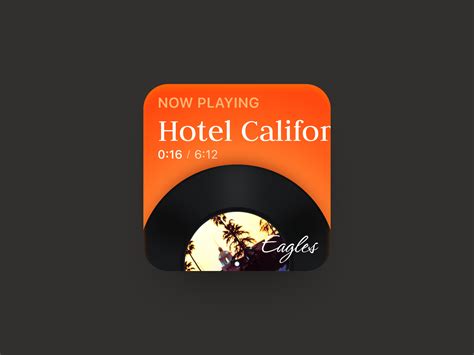 Now Playing Widget By Li Ruiying On Dribbble