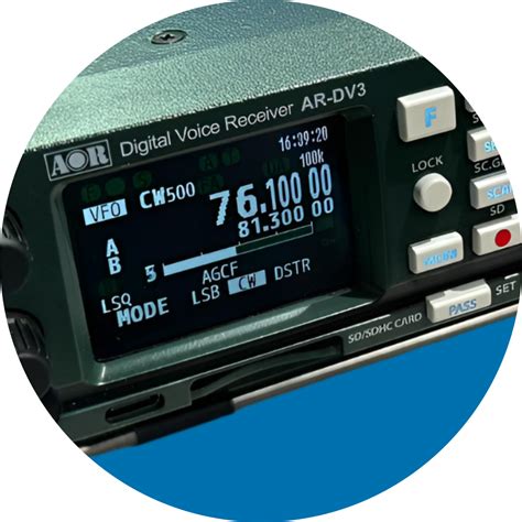 New Aor Scanner Ar Dv3 Advanced From 100 To 3000 Mhz Deltron