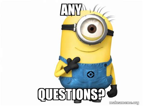 Minion Any Questions Question  Minion Any Questions Question My