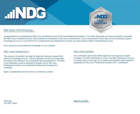 Vijaya Chihnitha Janga On Linkedin Certification Technicalhub