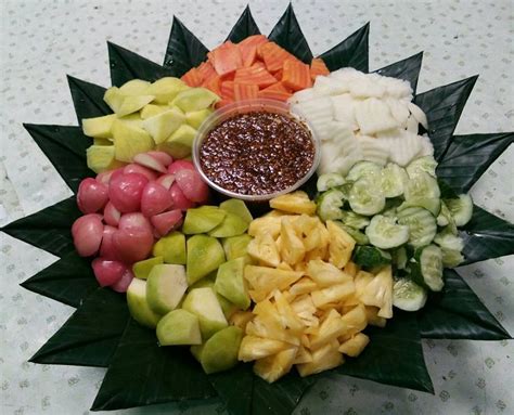 8 Bumbu Rujak Buah Enak Dan Praktis Rasanya Pedas Manis