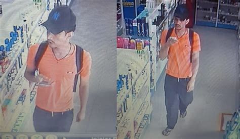 Câmeras flagram falso cliente furtando farmácia no Alvorada veja o