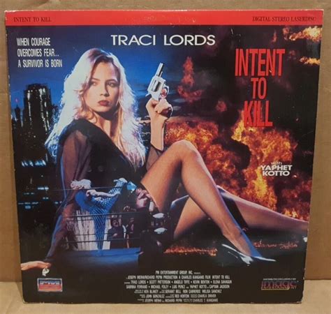 Intent To Kill Laserdisc Ld Traci Lords Tracy Sexy Original £2402