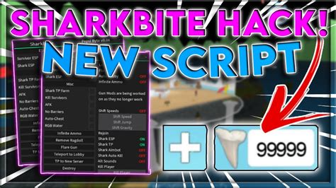 [new] Roblox Sharkbite Script Hack Gui Infinite Teeth Auto Farm Kill All Pastebin