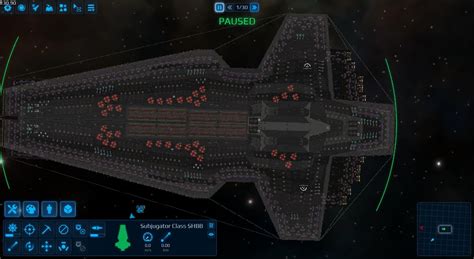 The Subjugator Class Super Heavy Battleship R Cosmoteer