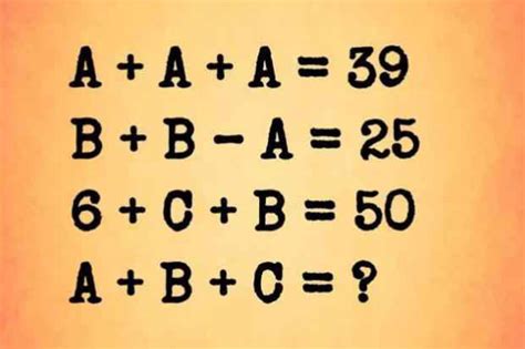 Genius Iq Test Only Geniuses Can Solve This Math Puzzle In 10 Seconds