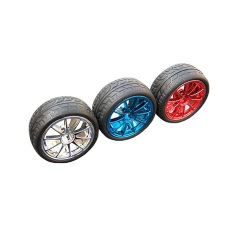 65mm Rubber Tire Wheel For DIY Smart Robot Car Makeralot