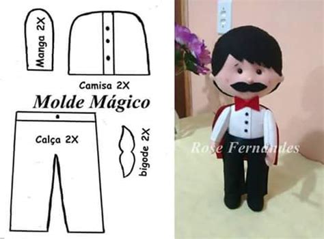 Feltro Fácil Moldes e Apostilas Mágico em feltro
