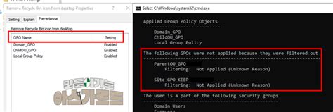 그룹정책 적용enforced 상속차단block Inheritance 알아보기 만들어가는 아스가르드