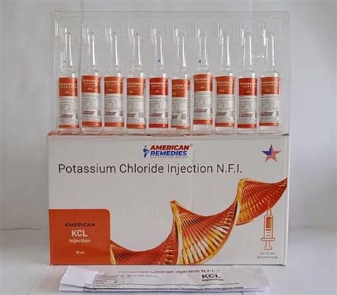 Potassium Chloride Injection At Best Price In Mumbai By Ntl Pharma Id