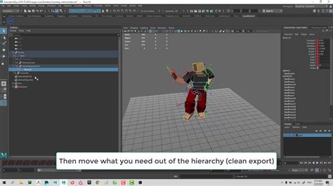 Export Fbx Animation From Maya Manually Youtube
