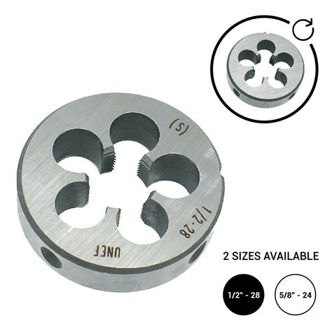 1 2 28 5 8 24 Unf Hss Right Hand Threading Gunsmithing Tap Die Tap