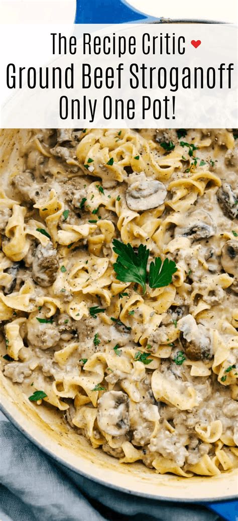 Beef Stroganoff Recipe One Pot The Recipe Critic Shapla Food