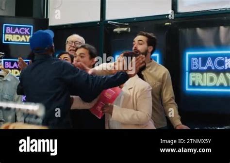Eager Clients Going Crazy In Line To Make Black Friday Purchases Enjoy