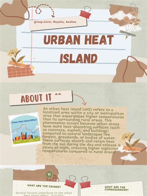 Urban Heat Islanduhi Pdf Applied And Interdisciplinary Physics Atmospheric Sciences