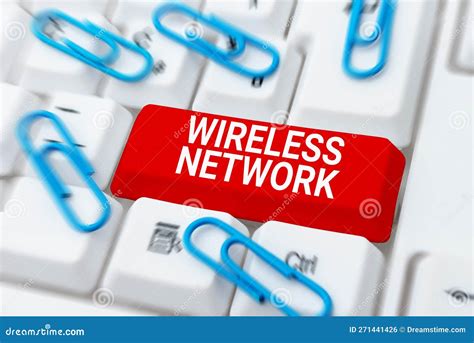 Writing Displaying Text Wireless Network Concept Meaning Computer Network That Uses Wireless