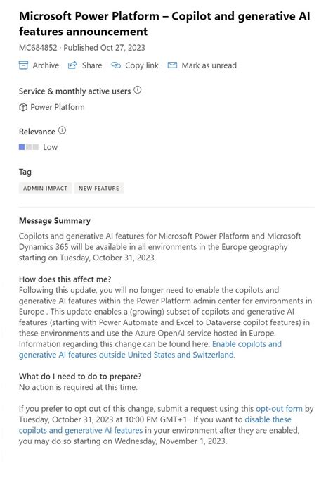 powerapps powerautomate powerplatform copilot ai microsoft365