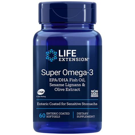 Super Omega-3 / Омега-3 от риба с добавени Лигнан от сусам и Маслина х ...