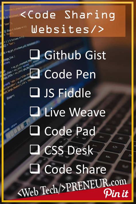 7 useful code sharing websites for web developers and designers
