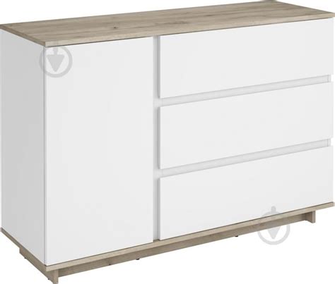 ᐉ Комод Грейд №1 1д3ш Concept 1200x820x400 мм дуб крафт сірий німфея альба • Краща ціна в Києві