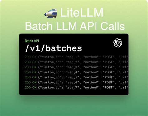 Ishaan Jaffer On Linkedin Litellm Yc W23 ⚡️ Support For V1batches