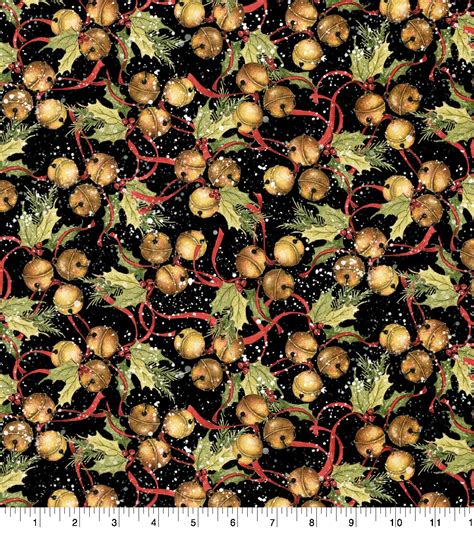 Christmas Cotton Fabric Jingle Bells Joann