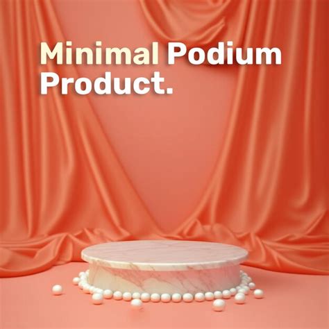 Premium Psd Curtain Podium Stage Display Mockup For Product