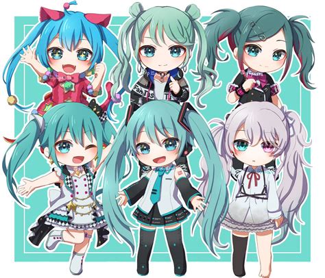 初音ミク「ちびキャラ毎日更新最終日そして初音ミク15周年おめでとう初音ミク誕生祭2」毒苺パスタのイラスト