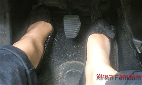 Xtrem Femdom Trample And Crush Christina Smelly Nylon Feet Driving