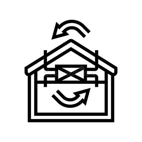 换气换气线图标矢量图图 向量例证 插画 包括有 致冷机 符号 情况 投反对票 线路 家庭 补白 319295208