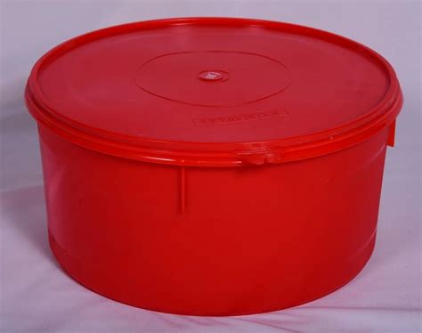 Capacity 250 Ml Red Plastic Airtight Container At Rs 150piece In