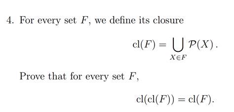 Using The Provided Definition How Do I Prove This With Element Chasing