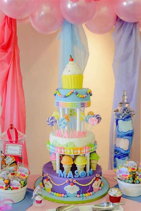 Candyland Birthday Party Cakes
