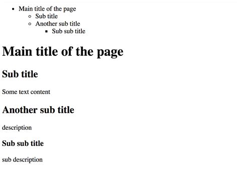 Challenge Table Of Contents Generator Square Corner Blog