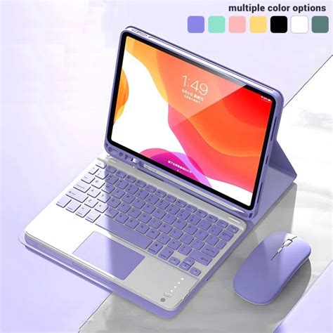 แป้นพิมพ์บลูทูธไร้สายเถ้าสำหรับซัมซุงกาแล็กซีแท็บ a9บวก11 x210 s9 x215