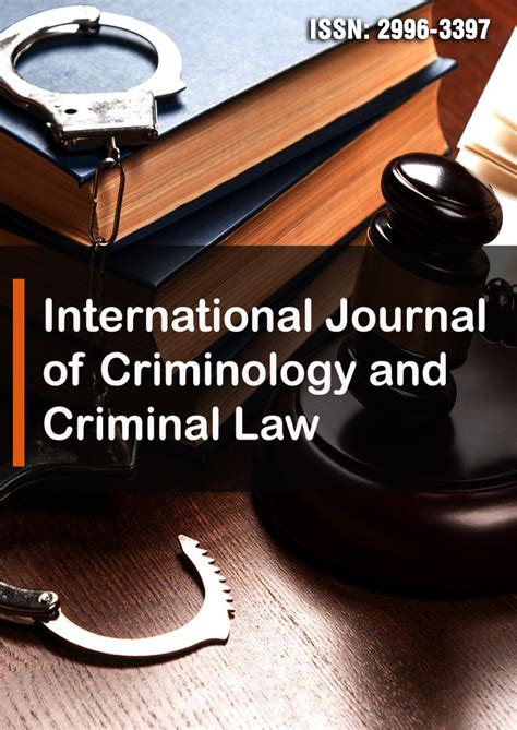 International Journal Of Criminology And Criminal Law Opast