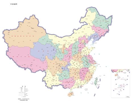 中国地图高清版大图 最新34个省份全图可放大