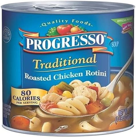 Amazon Com Progresso Roasted Chicken Rotini 19 Ounce Pack Of 6 Packaged Vegetable Soups