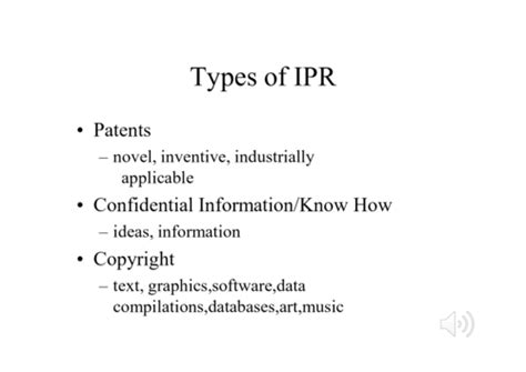 Lecture IPR Flashcards Quizlet