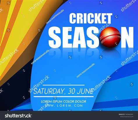 크리켓 챔피언십 크리킷 스포츠의 배경그림 스톡 벡터로열티 프리 1669660381 Shutterstock