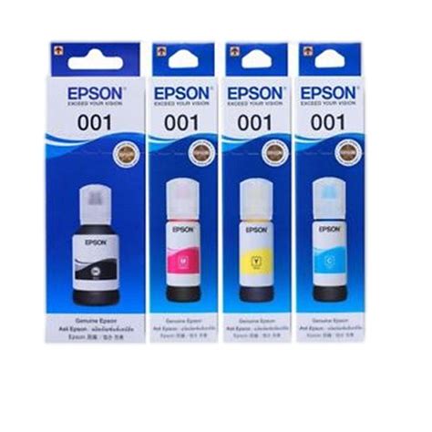 Epson 001 Inks For L4150 L4160 L6160 L6170 L6190 Printer Bkcymg