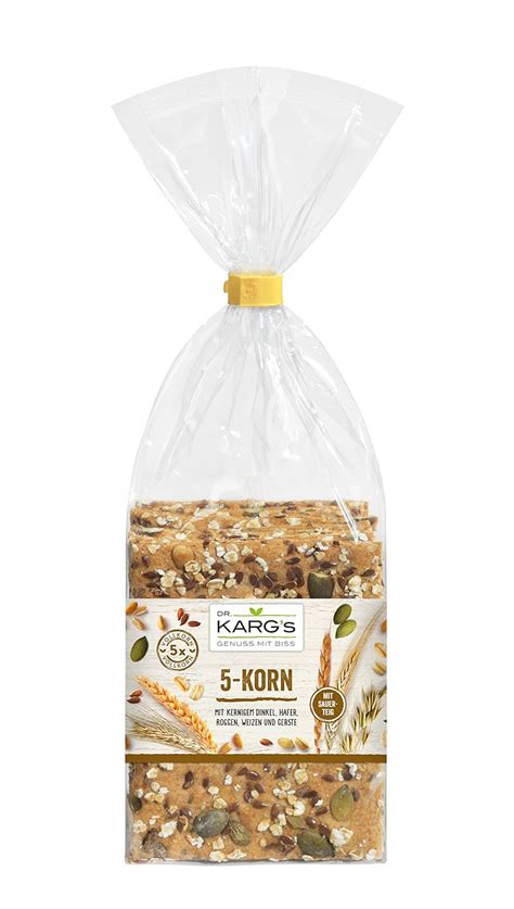 Dr Karg 5 Korn Feinschmecker Knäckebrot 5er Pack 5 x 200 g Amazon