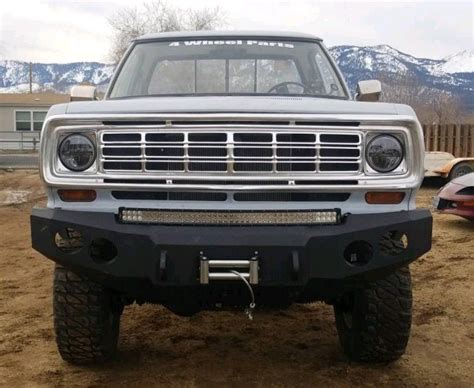 1981 1993 Dodge W150d150 Rear Bumper Iron Bull Bumpers Iron Bull