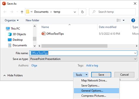 Protect Presentation Microsoft PowerPoint 365