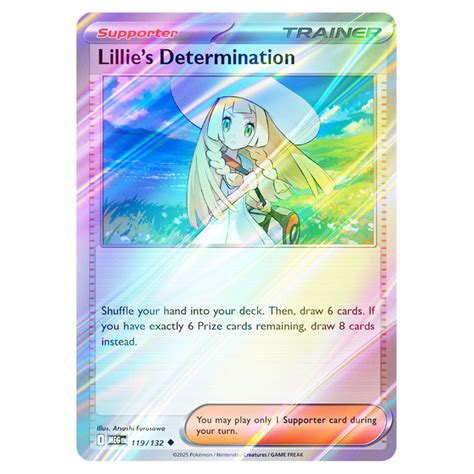 Pokemon Mega Evolution Base Set Lillies Determination 119132