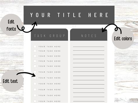 Canva Checklist Template Checklist Template Simple Checklist