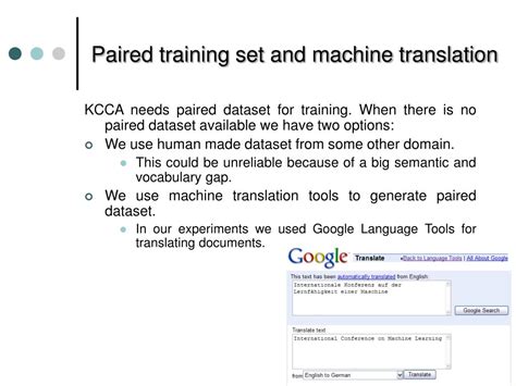 Ppt The Use Of Machine Translation Tools For Cross Lingual Text Mining Powerpoint Presentation