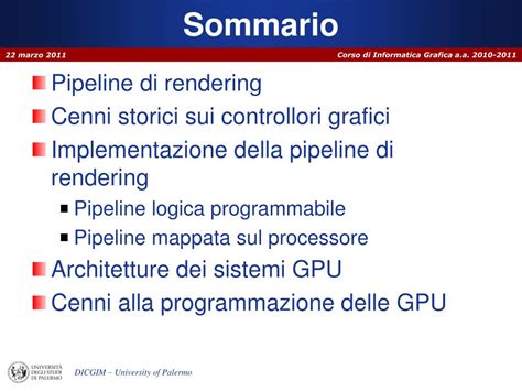 Ppt Architettura Delle Gpu E Pipeline Di Rendering Powerpoint Presentation Id 6324141